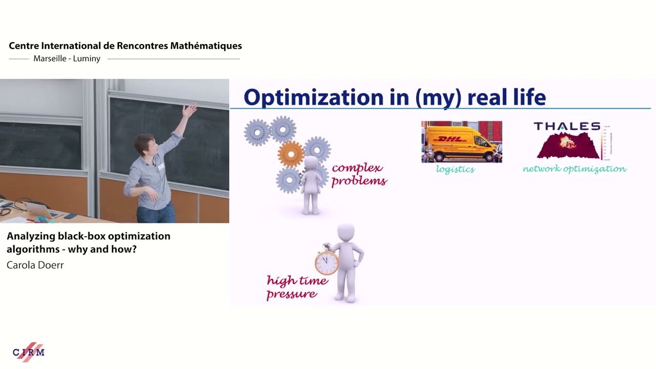 Carola Doerr: Analyzing black-box optimization algorithms - why and how?