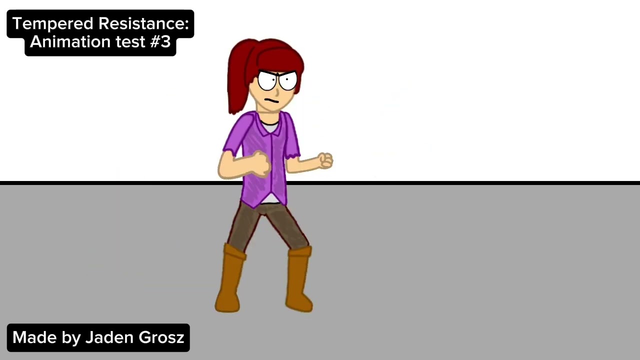 Tempered Resistance: Animation test #3