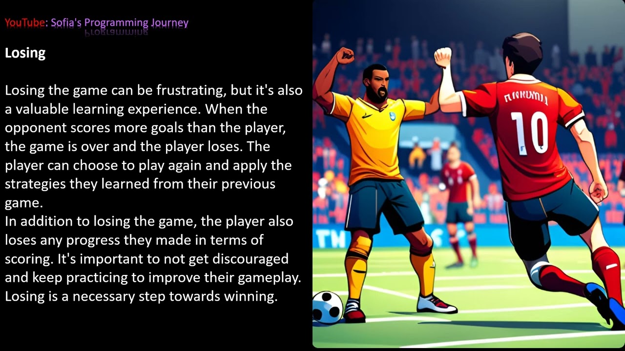 Python Soccer Game Tutorial: Learn How to Code a Simple Soccer Game