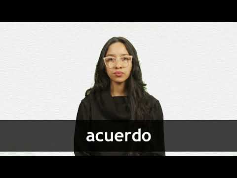 English Translation of “ACUERDO” | Collins Spanish-English Dictionary