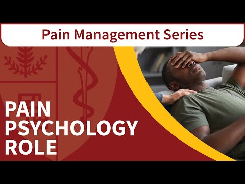 The Role of Pain Psychology by Dr. Poupore King