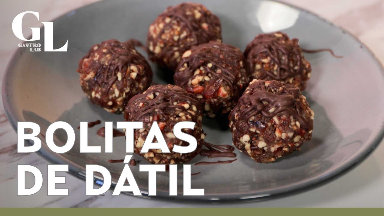 Bolitas de dátil con nuez | Postre económico y fácil de hacer