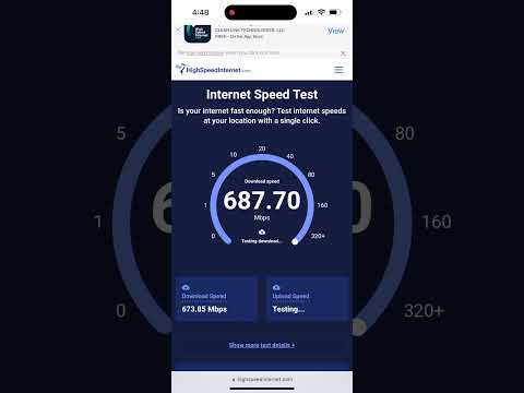 Testing Verizon’s internet speed