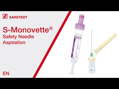 Blood collection: Aspiration with the S-Monovette® (ISO colour code) and Safety-Needle