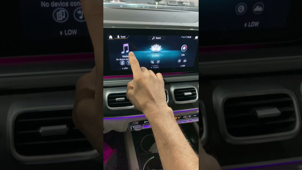 GLS 450 touch screen