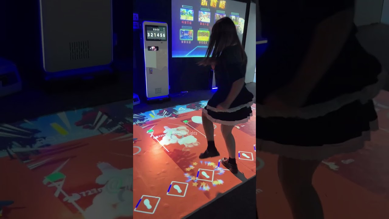 Children's Interactive Projector Game Floor interactive Projection Games For Shopping Mall