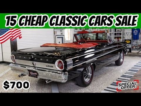 15 CHEAP CLASSIC CARS FOR SALE BY OWNER TODAY
