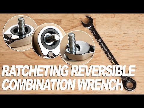 Jonard Tools Ratcheting Reversible Combination Wrench (CWRR-716) Product Video