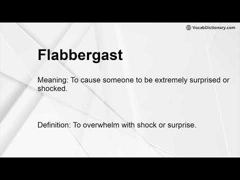 Flabbergast Meaning