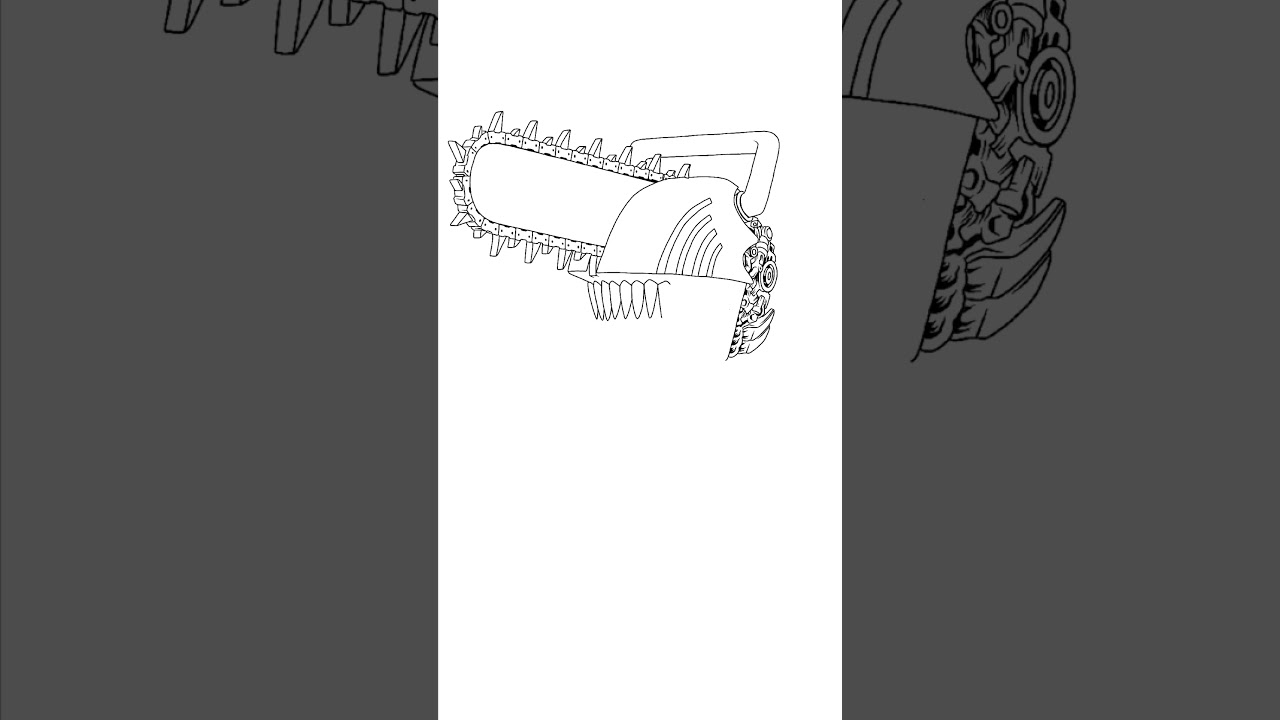Chibi Chainsawman Timelapse Digital Drawing #shorts #denji #chainsawman