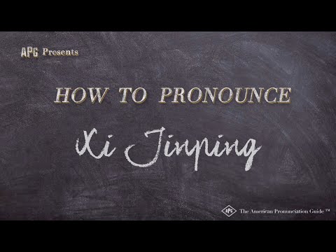 How to Pronounce Xi Jinping