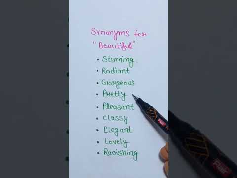 Synonyms for Beautiful