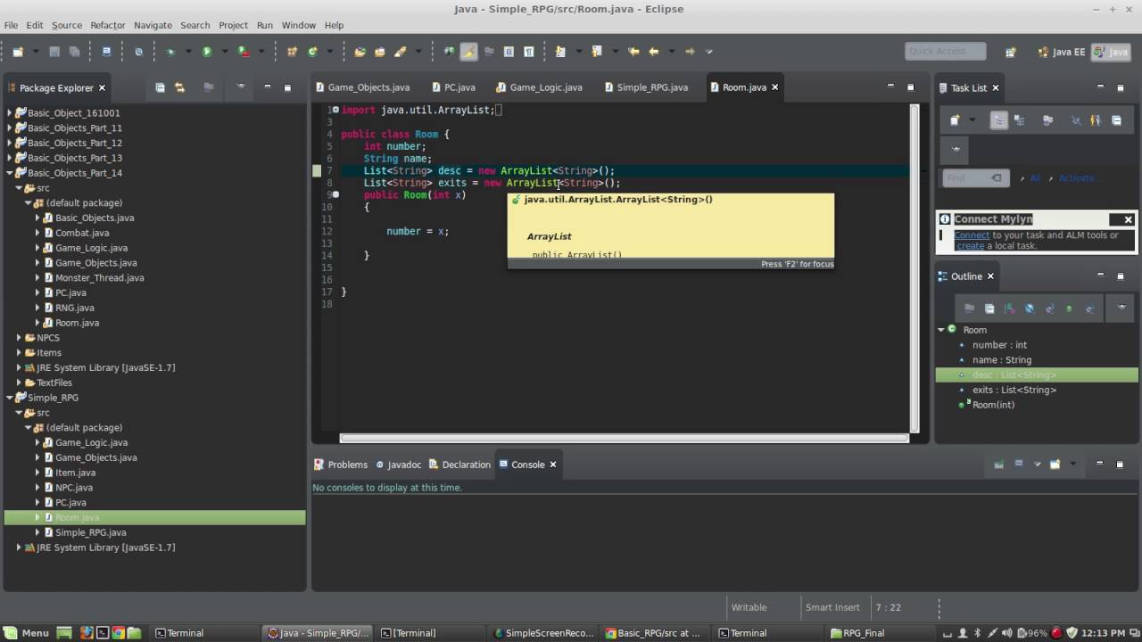 Java Tutorial: Build a Basic RPG (Create a Game Loop) Part 2