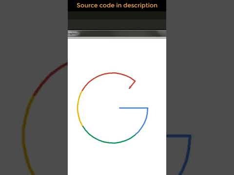 Can you draw Google Logo in python ๐ค๐ฏ๐ #shorts #coding #python