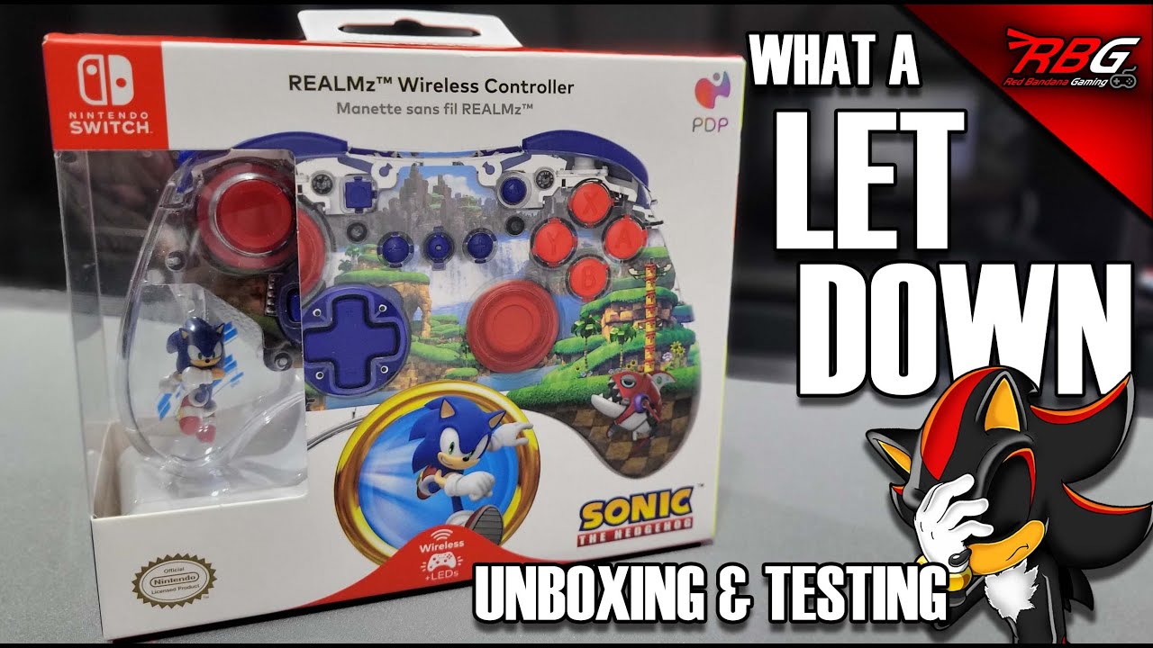 Sonic PDP REALMz Wireless Controller Unboxing & Testing for Nintendo Switch - Is It Worth $60?