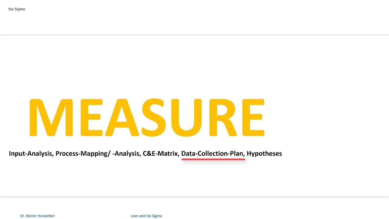 24 MEASURE Data Collection Plan