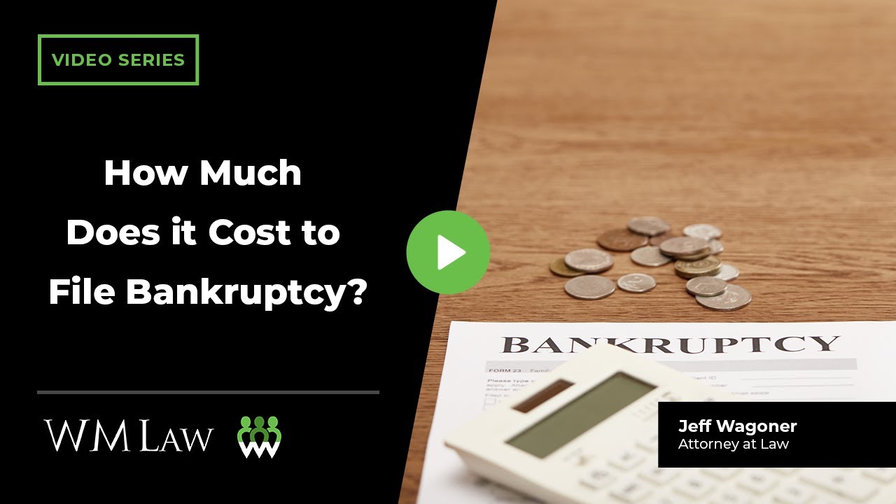 How Much Does it Cost to File Bankruptcy?