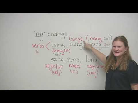 How to say words that end with NG | English Pronunciation Class