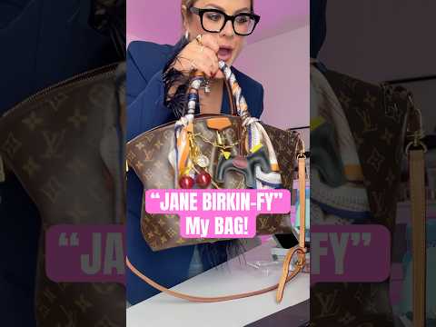 Wait I’m obsessed😳😳”JANE BIRKIN-FY” my bag with me 🍒✨#style #fun #trend #janebirkin