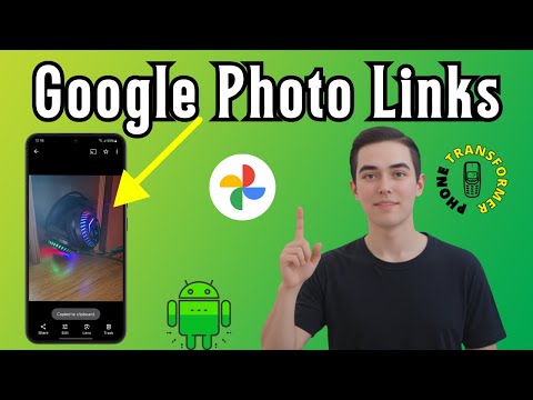 How To Create Google Photo Links - For Beginners