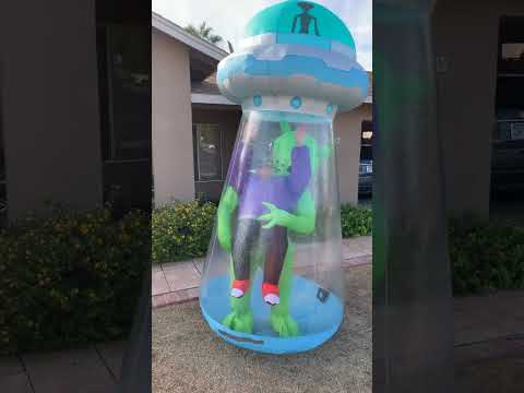 Unique Adult Inflatable Halloween Costume! | Alien Abduction And Jet Pack Make You Outstanding!