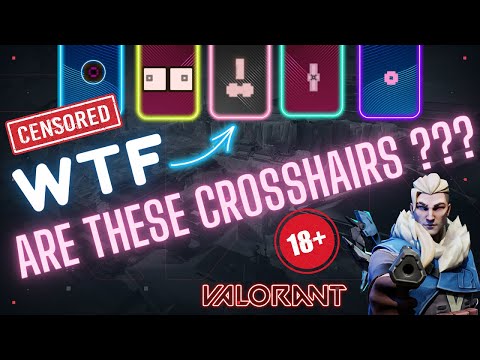 NAUGHTY CROSSHAIR in Valorant | PP, Booba and more | New Funny Weird Crosshair | Top 5 crosshair