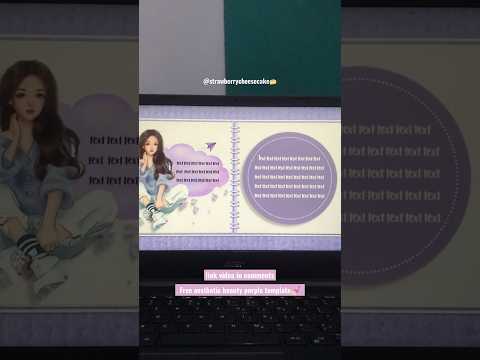 Aesthetic Template Beauty Purple Theme