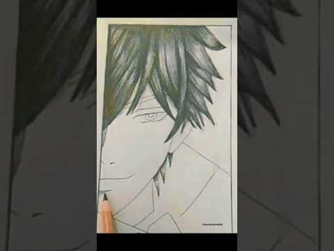 Anime boy Gojo Satoru #ourartandcraft1m #anime #drawing #viral#cute #simple #mustwatch #easy