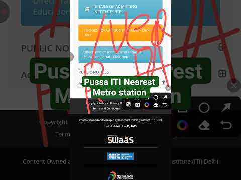 ITI pussa Nearest Metro station 2025