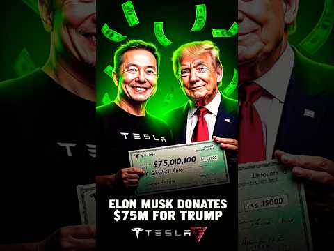 Elon Musk's $75M Trump Donation Shocks Everyone!
