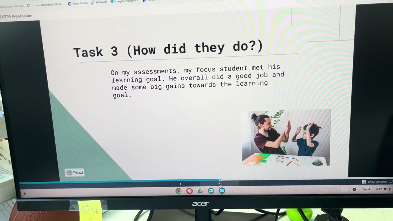 Prezi presentation on EdTPA