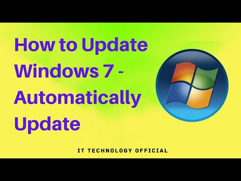 How to Update Windows 7 Automatically Update the Operating System || Automatic Updates for Windows 7