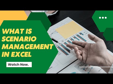 Scenario Management in excel | What is scenario in Excel | Min and Max | 2022 | #excel