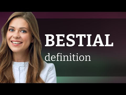 Bestial | definition of BESTIAL