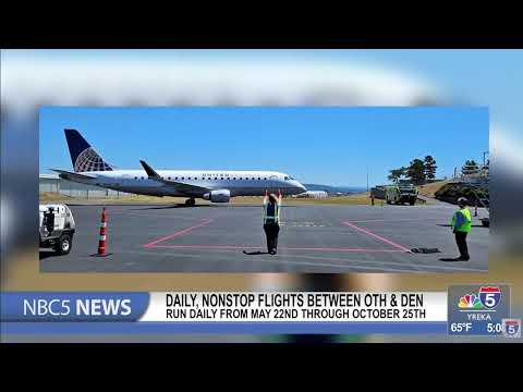 Daily nonstop flights between Coos County airport and Denver