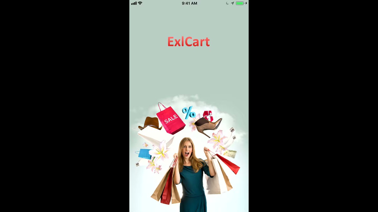 Opencart Mobile App - iOS Demo : Exlcart