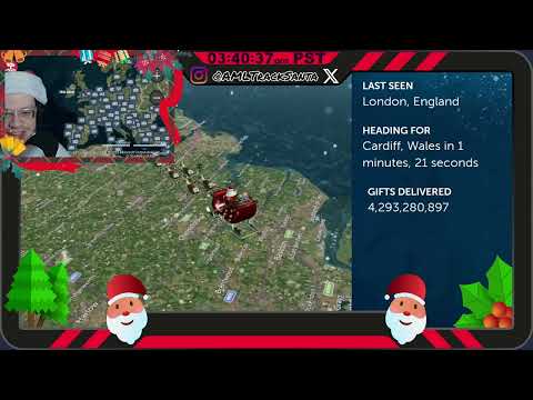 AML Santa Tracking - 2023 NORAD Santa Tracker in UK & Ireland