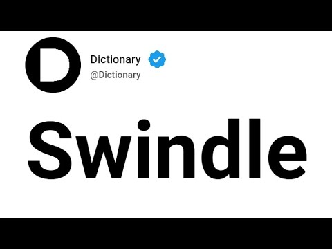 Swindle Meaning In English