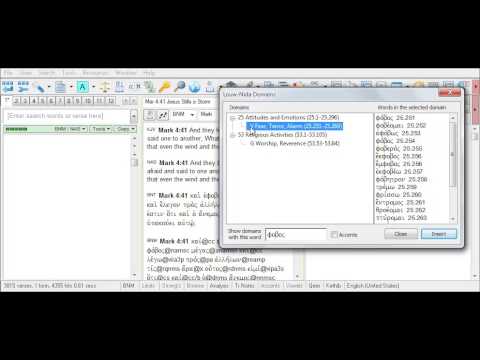 Searching for Words with Related Meaning with a Command Line Semantic Domain Search