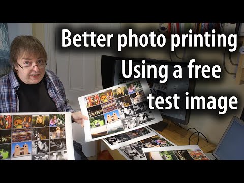 Better print quality using a colour test image. Test ICC profiles and new papers on your printer