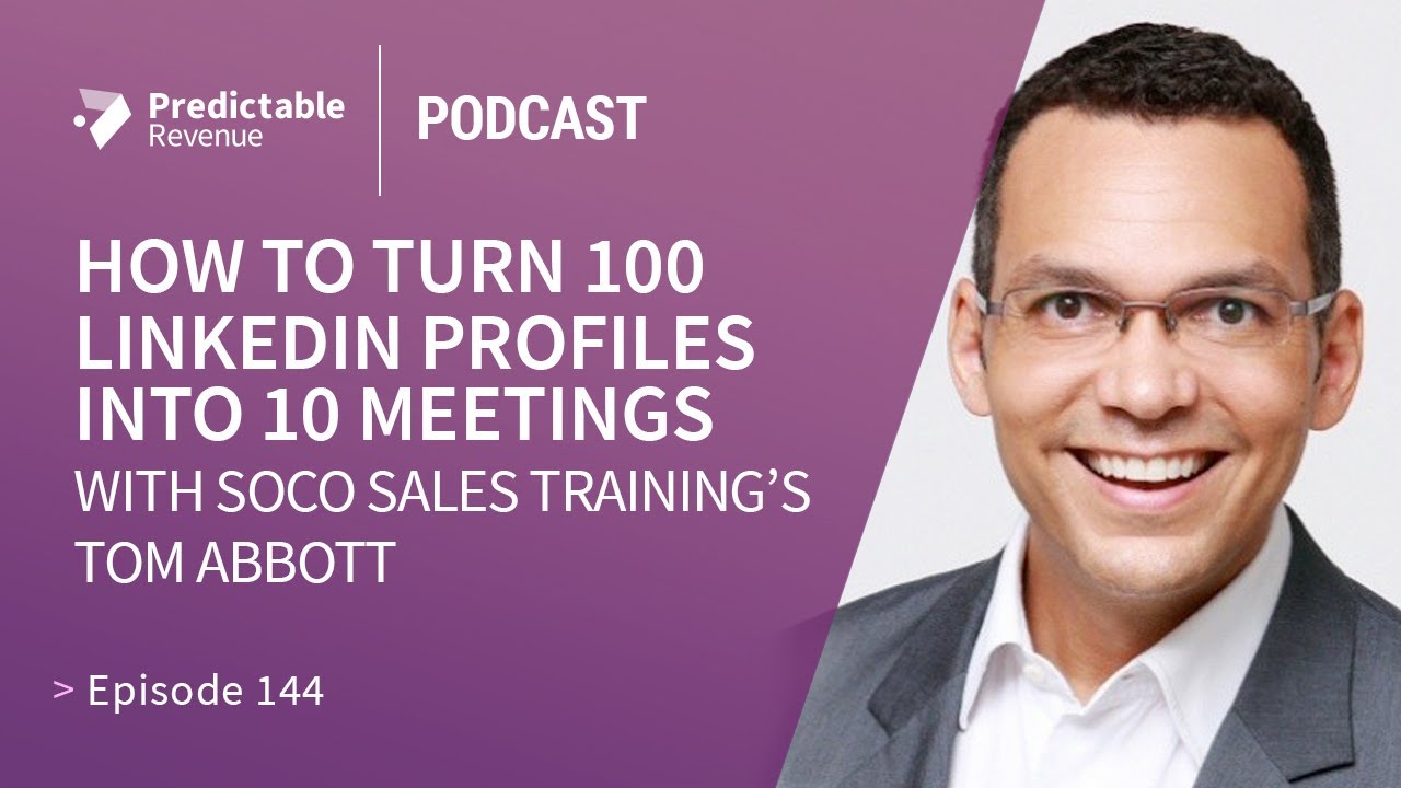 How to turn 100 LinkedIn profiles into 10 meetings