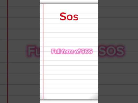 Full form of SOS #short #shorts #english #sos #editz #edit #shortviral #likeandsubscribe