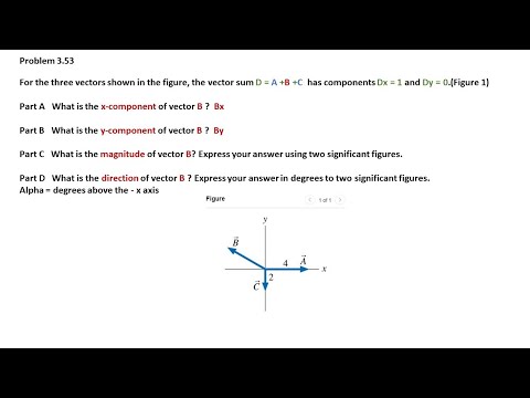 Mastering Physics Vector Addition Problem 3.53