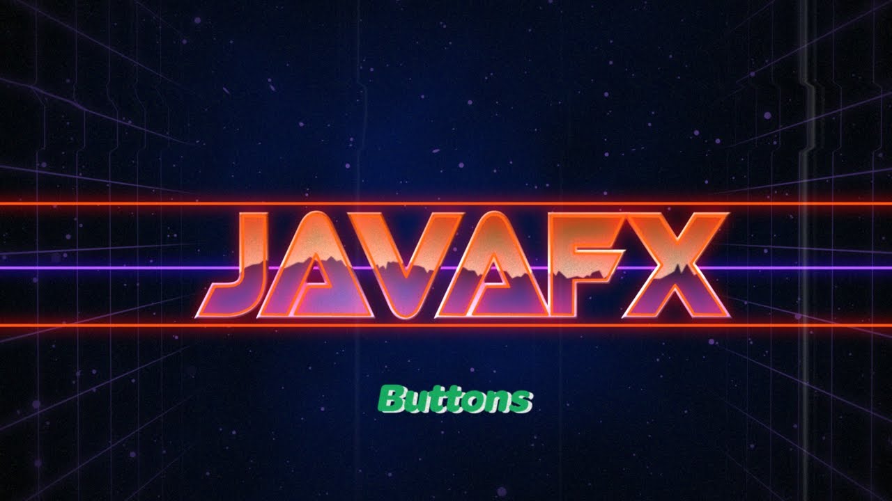 JavaFX 12 Tutorial - 8 - Buttons and Mnemonics