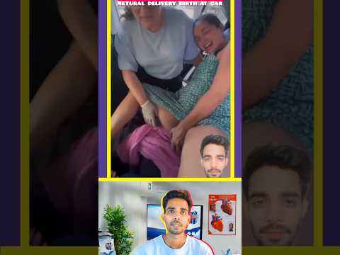 Netural delivery birth at car #newbirth #newbornbaby #respectmother #mbbs #medico #shorts