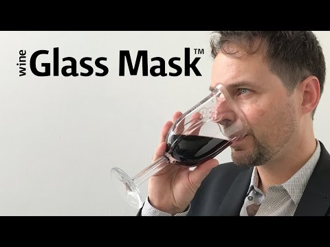Wine Face Mask Kickstarter Campaign — Wine Glass That Fits To Your Face