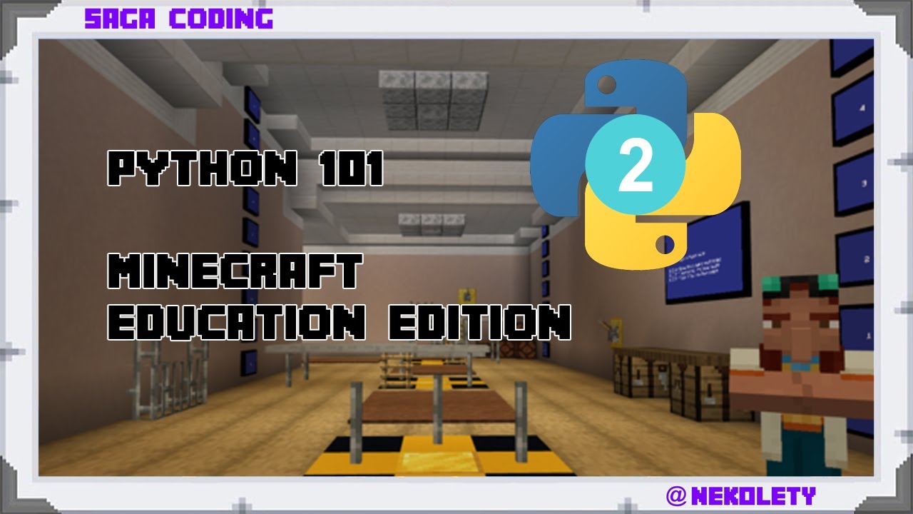 [Subs] Basic Python - Lesson 2 - Minecraft Education