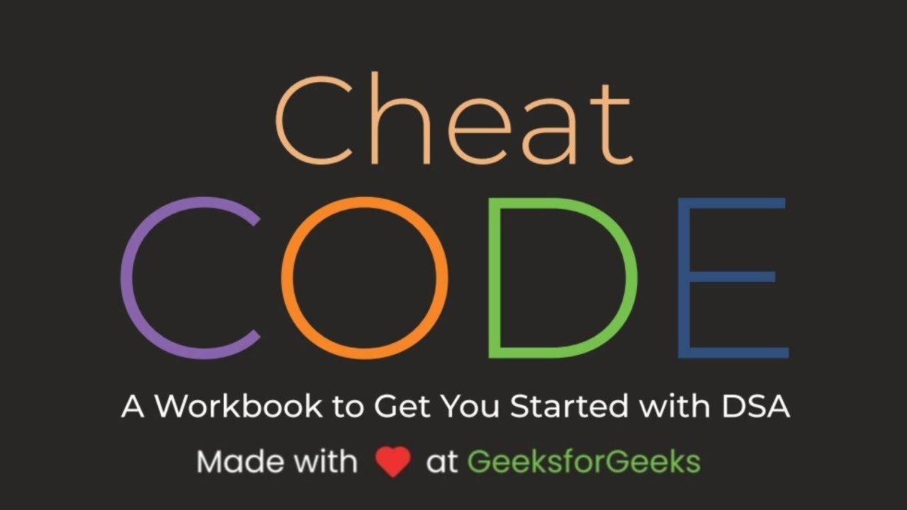 🚀 The Ultimate DSA Cheat Sheet | @GeeksforGeeksVideos Geek-o-lympics | cpwithabhinav
