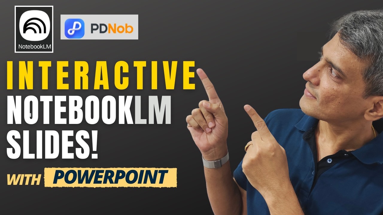 Make NotebookLM Slides Interactive in PowerPoint (Choose Your Own Adventure!)