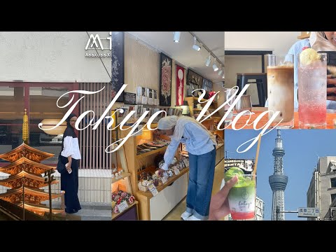 Japan Diaries 🍡 first time in Japan, Asakusa, street markets, Japanese sweets, matcha, Tokyo vlog